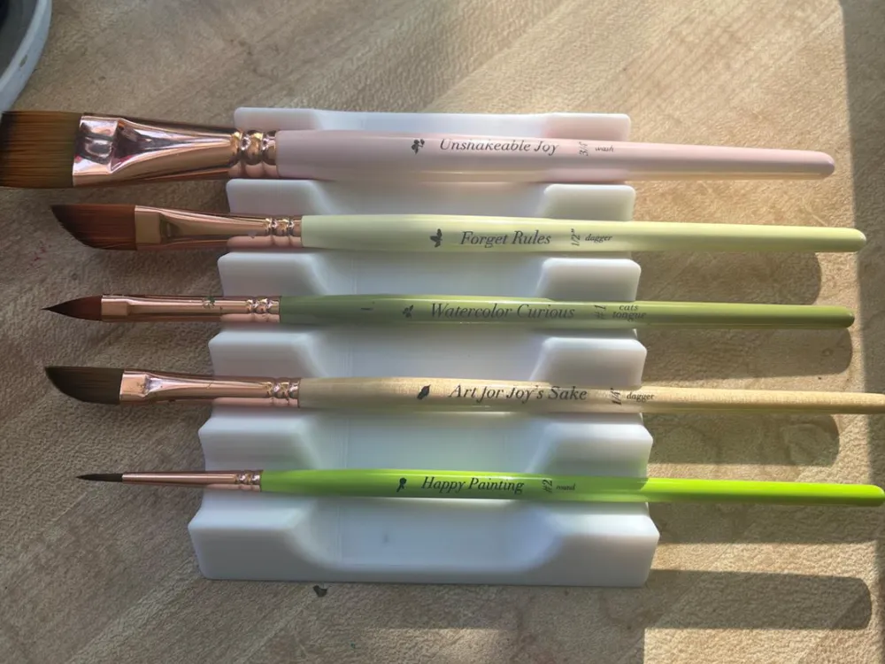 Paint Brush Holder - Free 3D Print Model - MakerWorld
