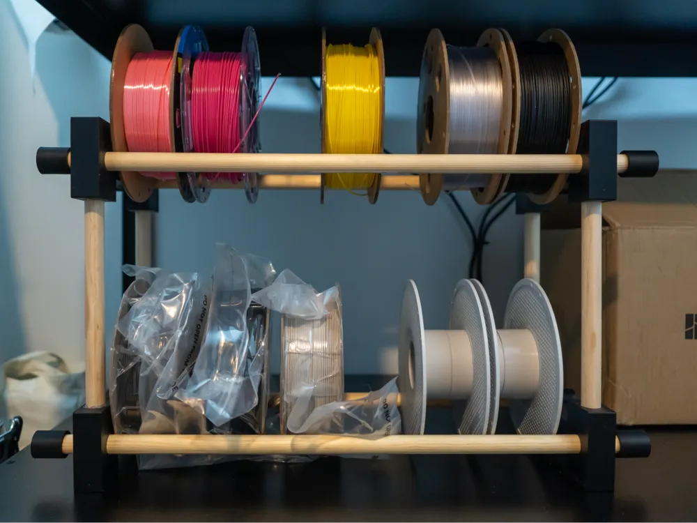 Simplified Modular Filament Rack / Holder by ProtoMarluxia - MakerWorld