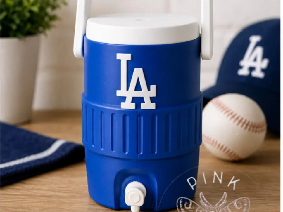 Los Angeles Dodgers Koozie - Snap on Logo - Free 3D Print Model ...