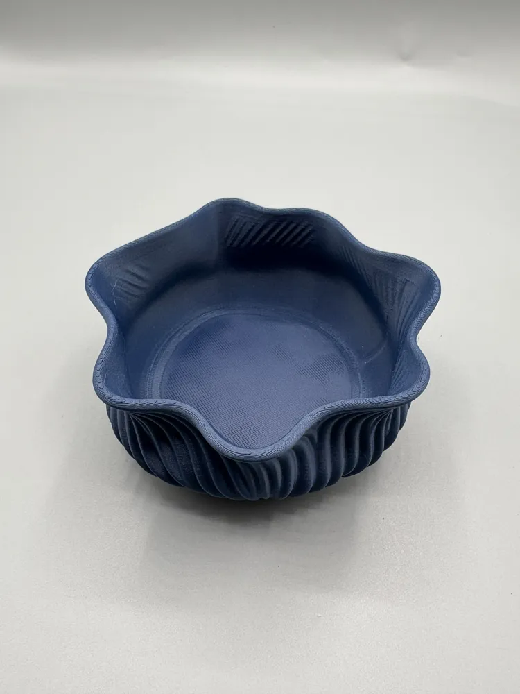 Modern Wavy Shell Bowl - Free 3D Print Model - MakerWorld