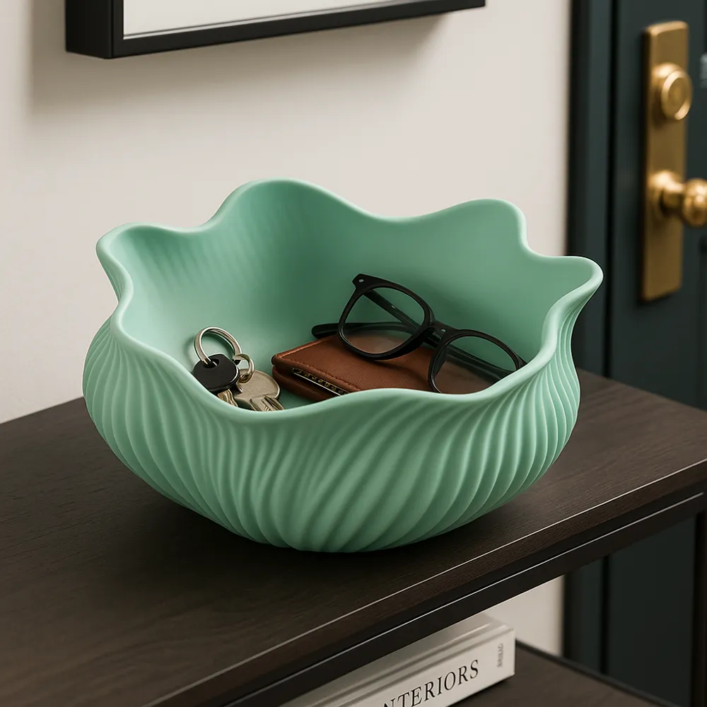 Modern Wavy Shell Bowl - Free 3D Print Model - MakerWorld