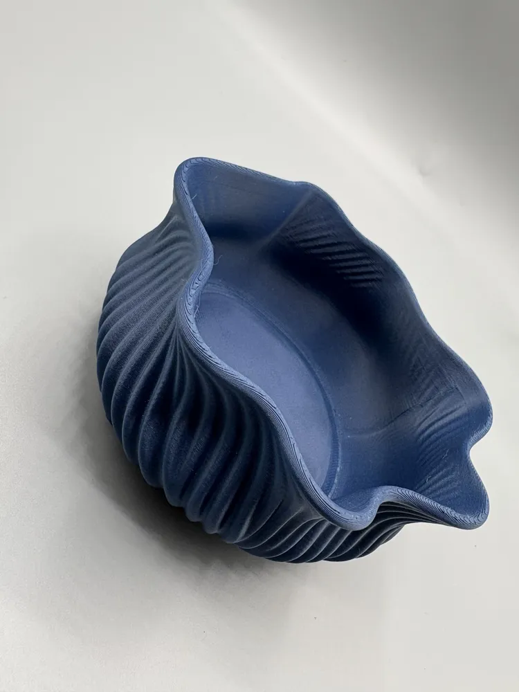 Modern Wavy Shell Bowl - Free 3D Print Model - MakerWorld