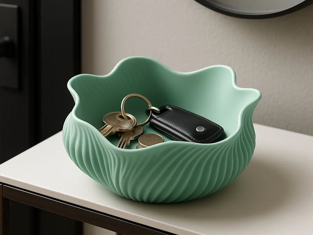 Modern Wavy Shell Bowl - Free 3D Print Model - MakerWorld