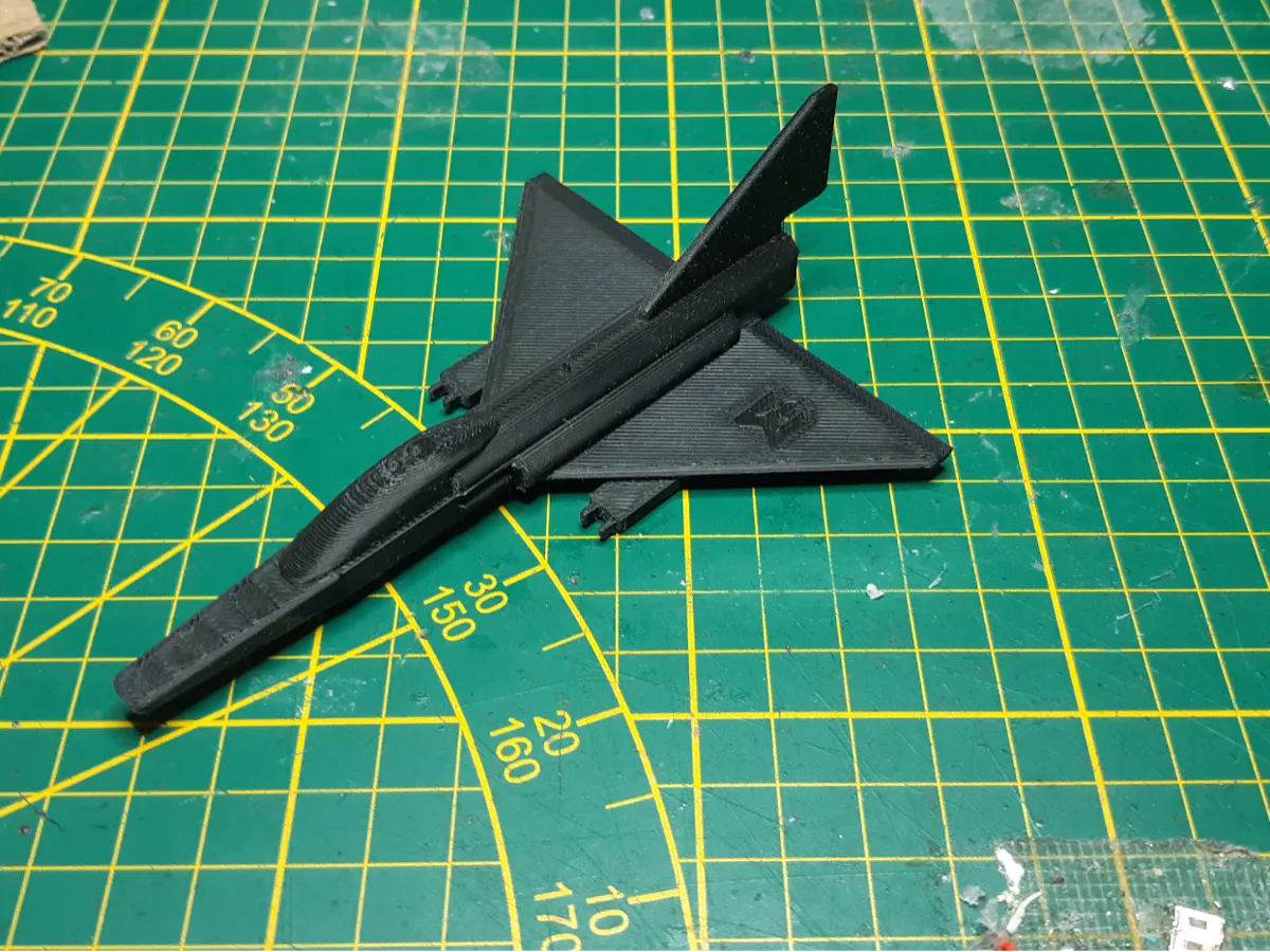 fighter jet mk2 inspired by the mirage 2000 - Free 3D Print Model ...