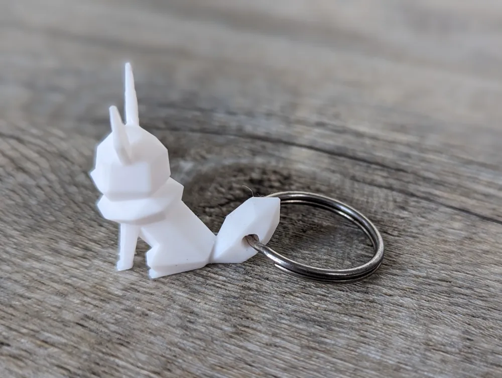 Eevee Low Poly Keychain (Remix) Remixed by tim.bey - MakerWorld