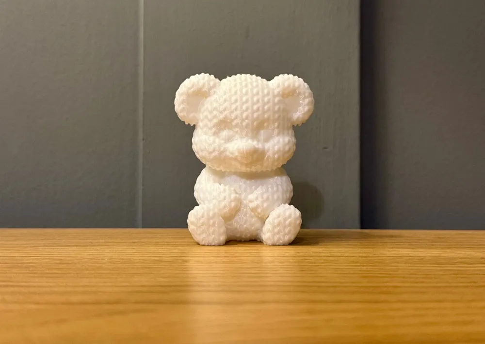 Cute Knitted Bear by SM3y MakerWorld: Download Free 3D Models