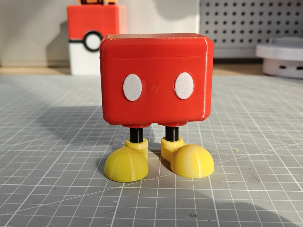 Cartoon Character Creative Storage Box - with Lid - Free 3D Print Model ...