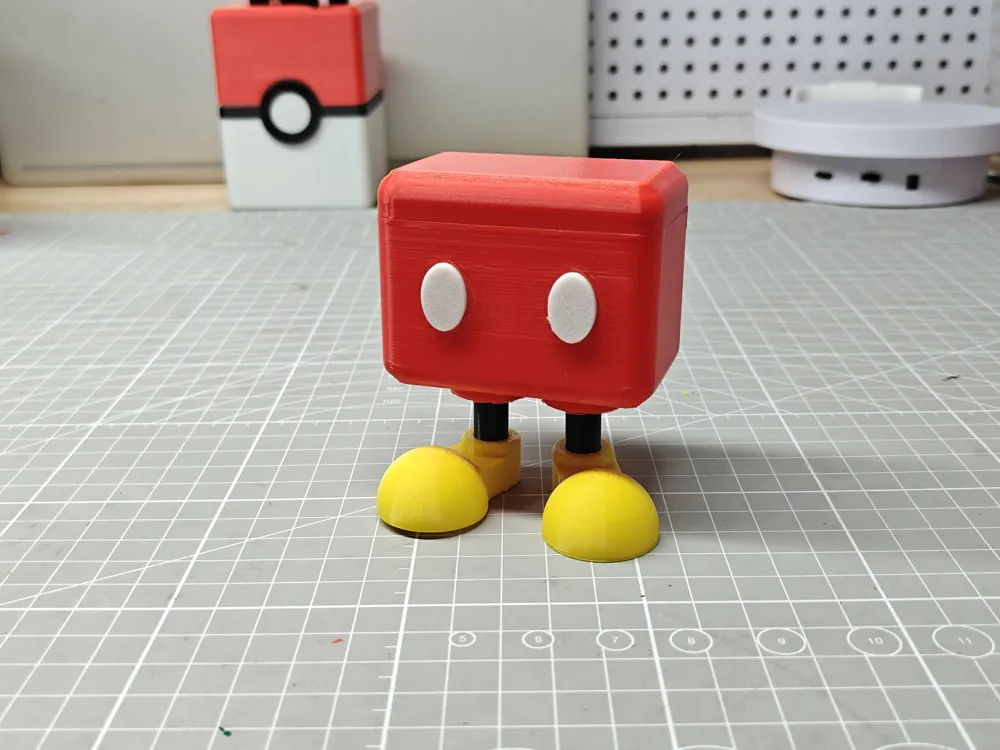 Cartoon Character Creative Storage Box - with Lid - Free 3D Print Model ...