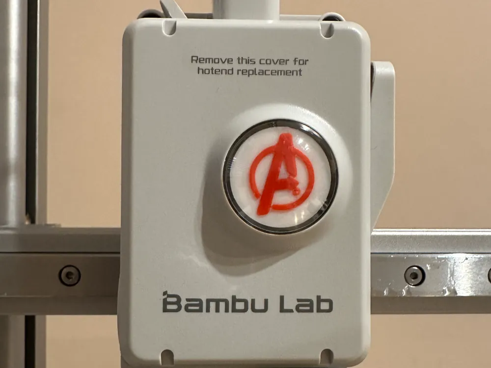 Bambu Lab A1 Avengers extruder wheel by BigRedOne141 MakerWorld ...
