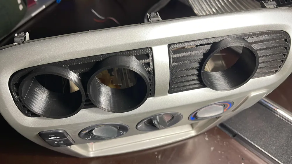 Honda Civic EP3 52mm Gauge Holder - Free 3D Print Model - MakerWorld