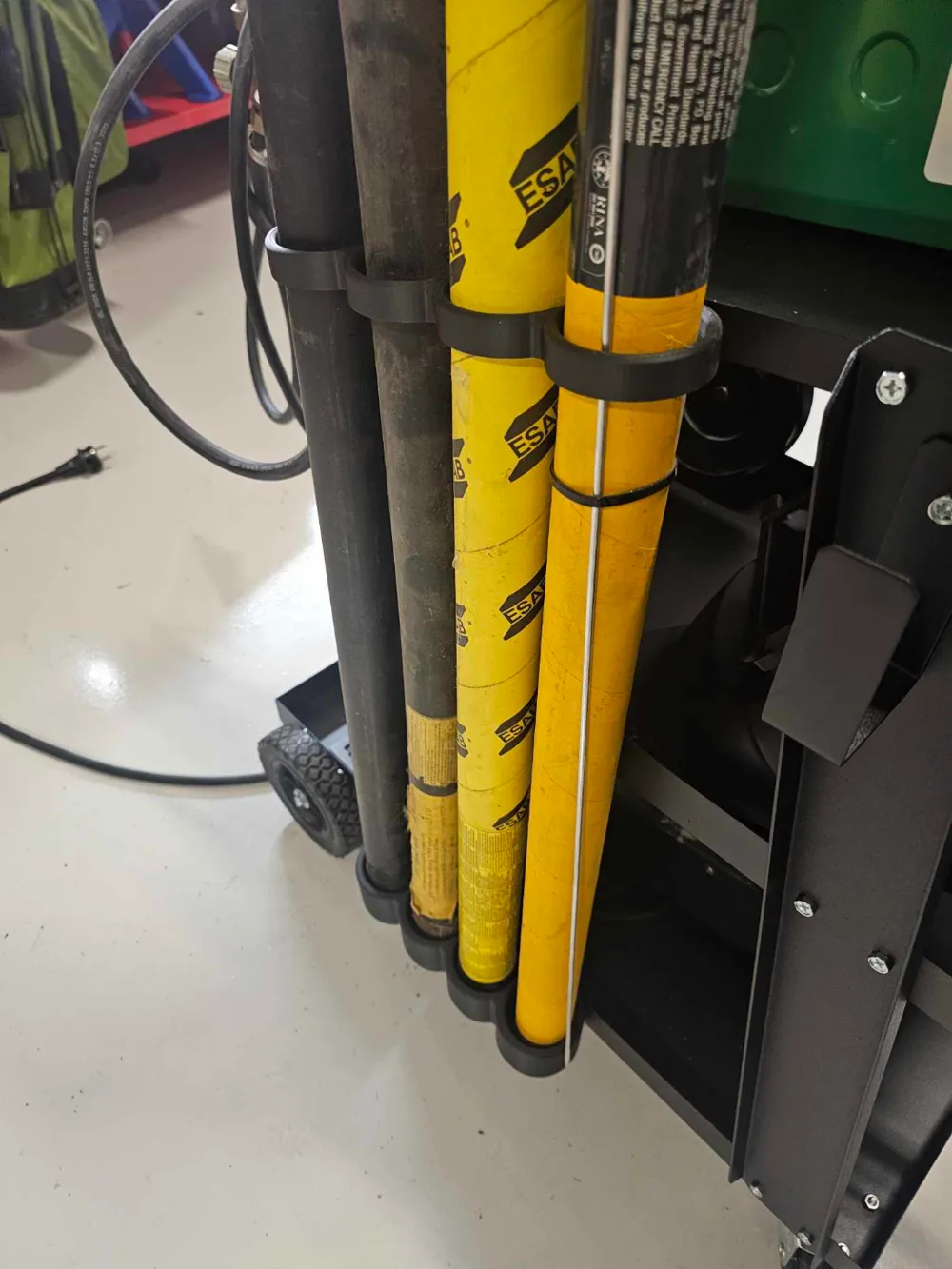 Tig filler rod holder for cheap Biltema weld cart by lagget MakerWorld ...