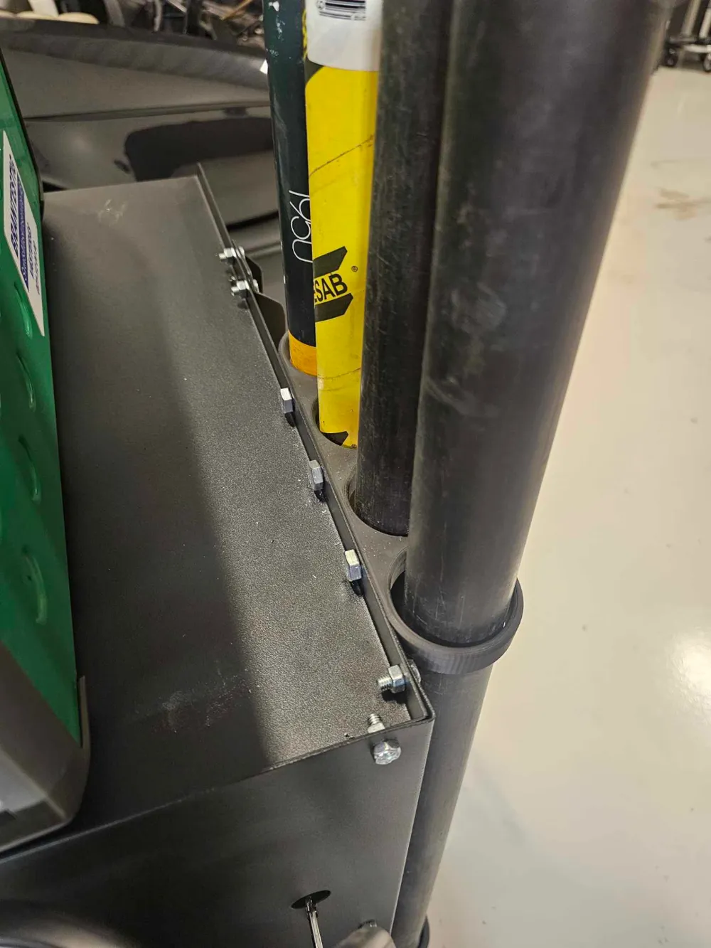 Tig filler rod holder for cheap Biltema weld cart by lagget MakerWorld ...