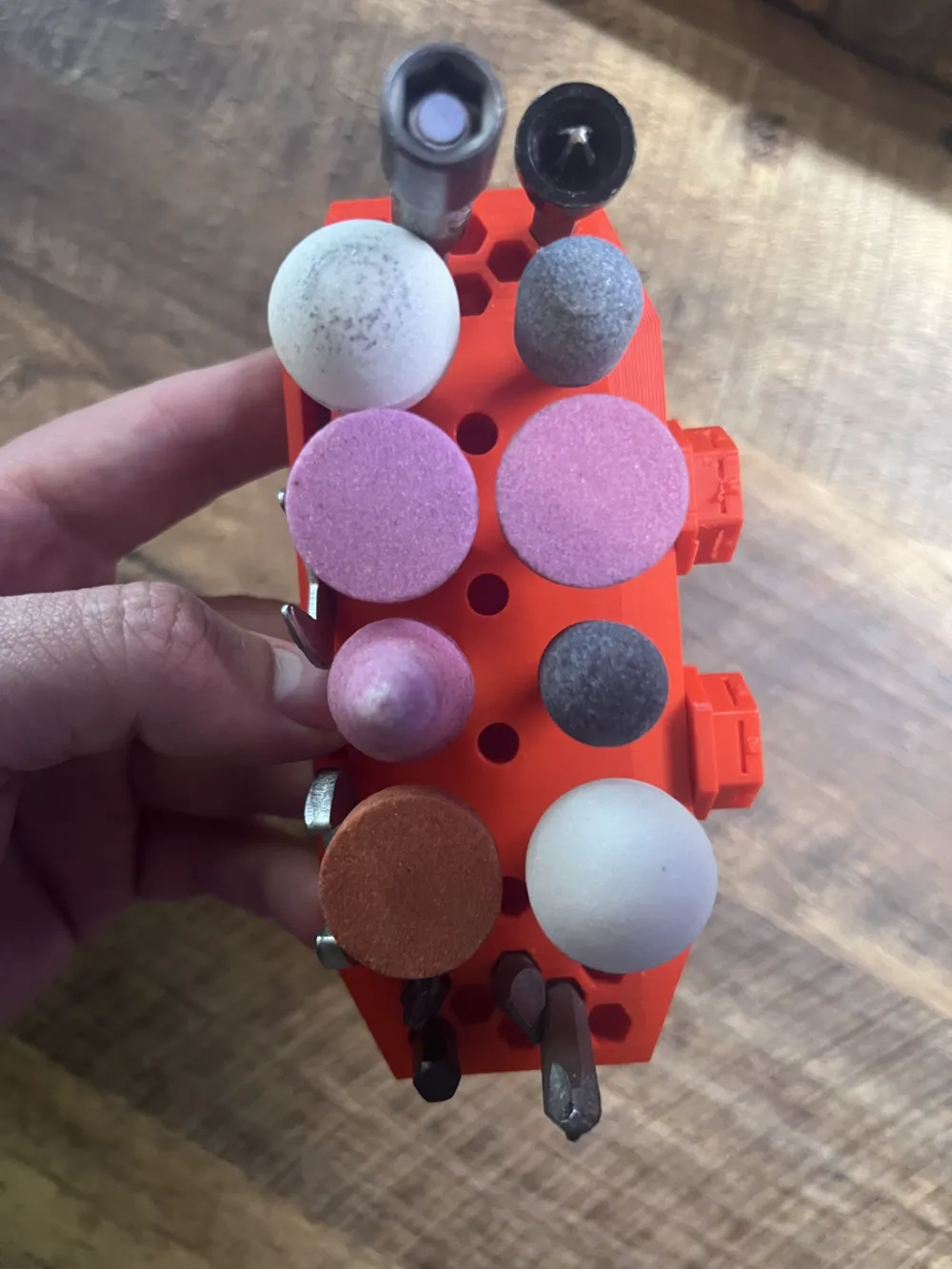 Dremel & Screw Driver Bit Holder - Honeycomb Wall Storage Variant by Artur - MakerWorld