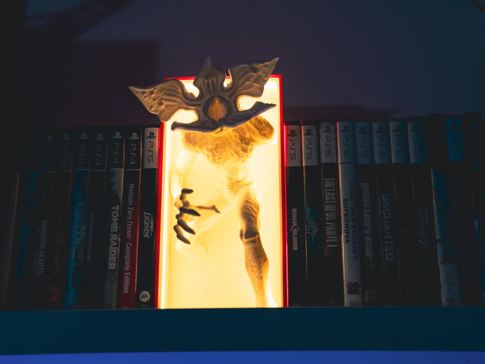 Demogorgon - Stranger Things Book Nook - Free 3D Print Model - MakerWorld