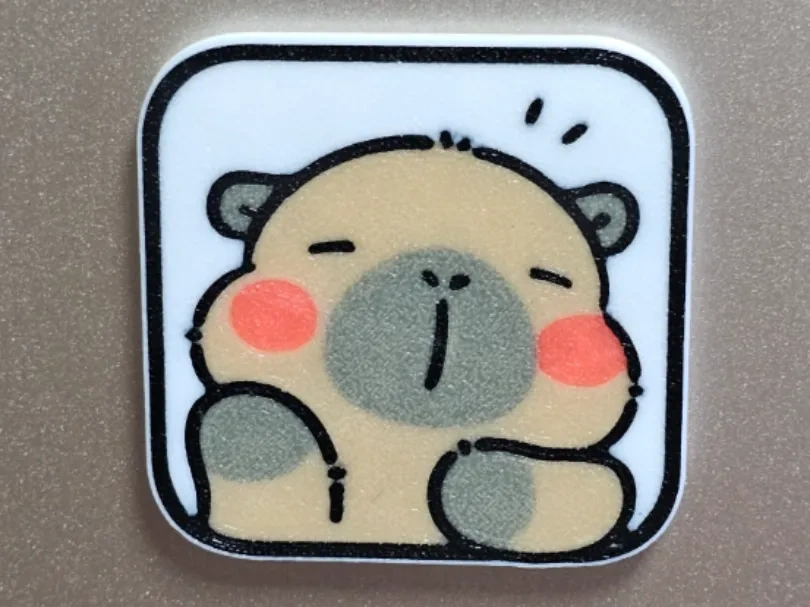Capybara Refrigerator Magnet Set (13/24) by 狂飙di小猪 - MakerWorld