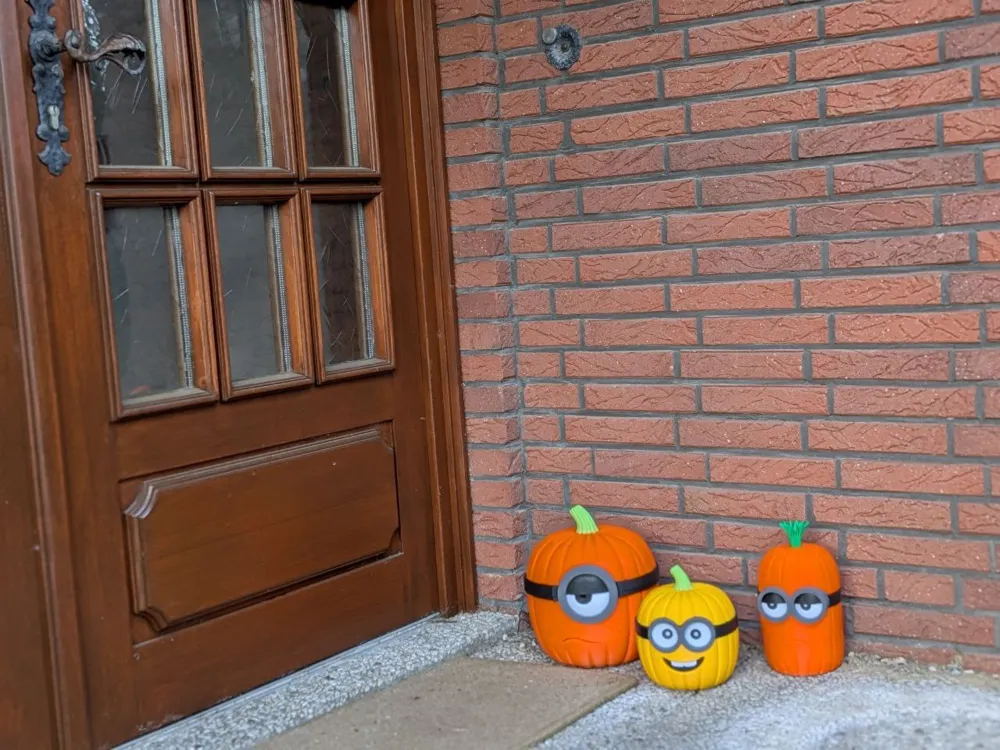 Minion Pumpkin Stuart Halloween Candy Bowls by baumgart05 MakerWorld ...