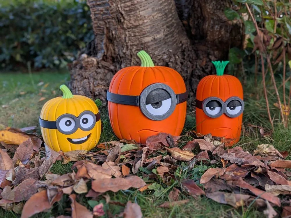 Minion Pumpkin Stuart Halloween Candy Bowls by baumgart05 MakerWorld ...