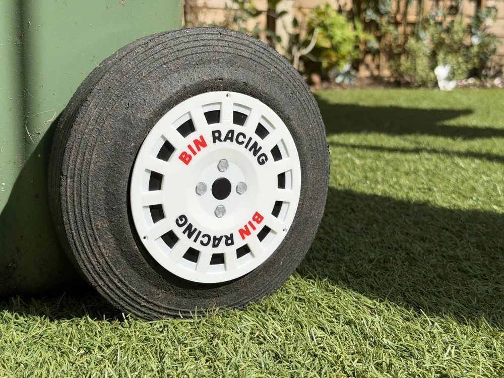 UK Wheelie bin OZ competition style wheel covers - Free 3D Print Model ...