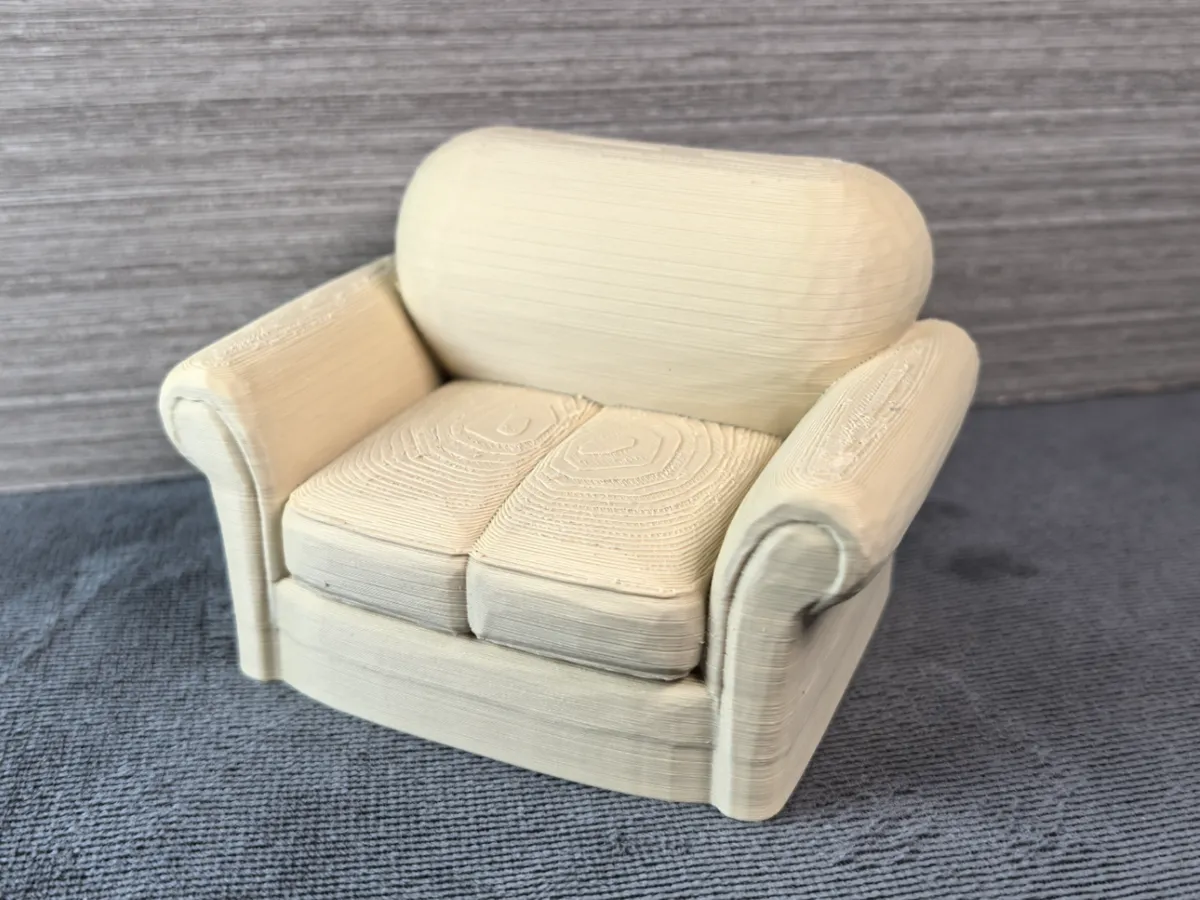 Miniature Model Furniture Sofa Single Lazy Chair Stool Chair by 苒萌萌 ...