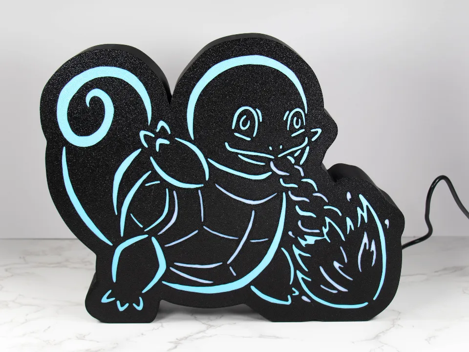 Squirtle Light Box by Vogel3DCrafts MakerWorld: Download Free 3D Models