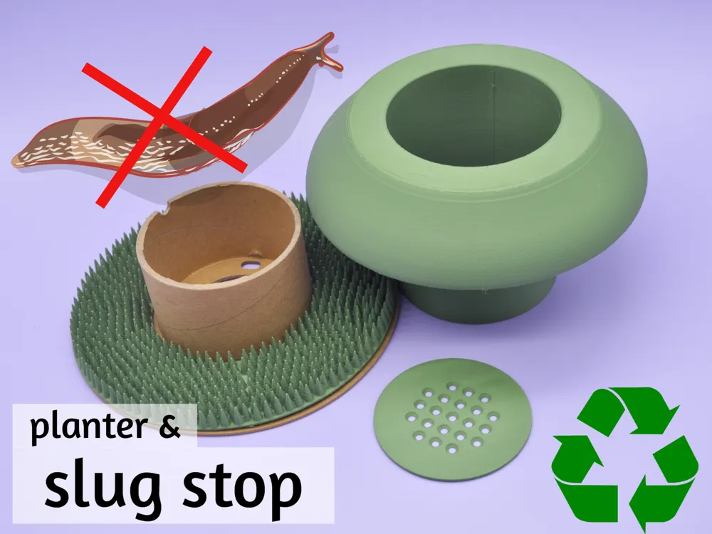 Snail-Proof Planter from Filament Cardboard Spools by elvenprints ...