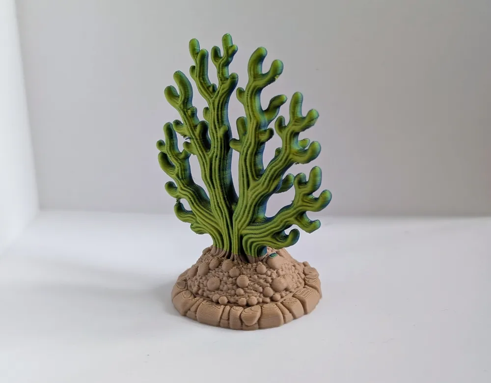 Bioluminescent Deep-Sea Coral Plant Sculpture by Wizualizer MakerWorld ...