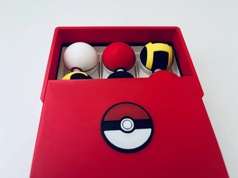 Pokeball Gift Box Remixed by Irisy - MakerWorld