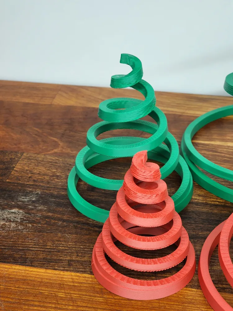 Nesting Spiral Christmas Trees by I Am Not A Robot MakerWorld: Download ...