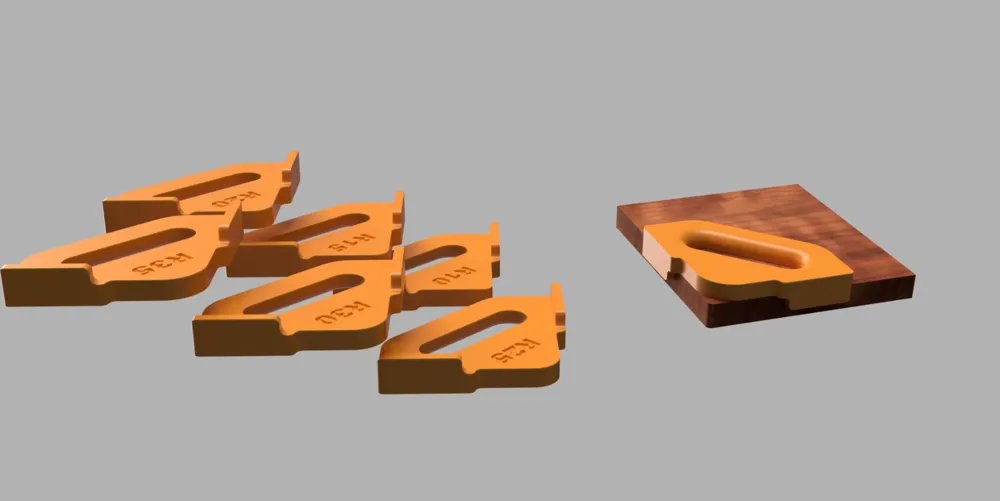 Corner Radius Jigs Router Template by warlogh - MakerWorld