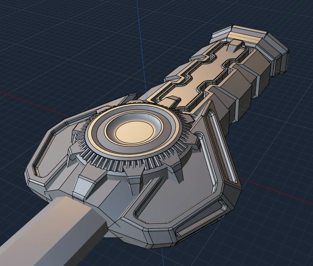 Mini Retractable Sword 11 - Mecha Sword 3 by THISMOOOMENT！ MakerWorld ...