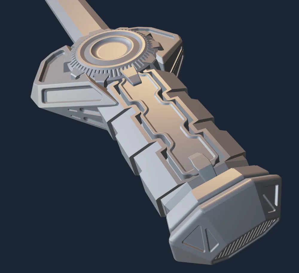 Mini Retractable Sword 11 - Mecha Sword 3 by THISMOOOMENT！ MakerWorld ...