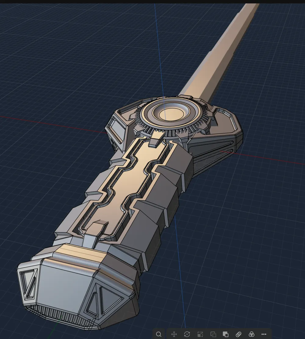 Mini Retractable Sword 11 - Mecha Sword 3 by THISMOOOMENT！ MakerWorld ...