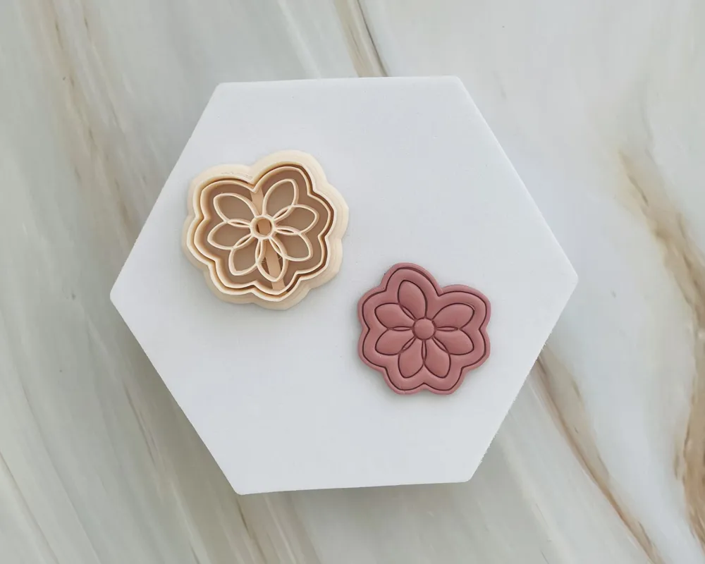 Flower Polymer Clay Cutters - Free 3D Print Model - MakerWorld