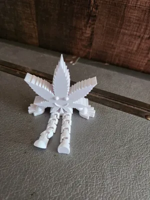 Cannabis Leaf Dude Buddy by Snugs-3D MakerWorld: Download Free 3D Models