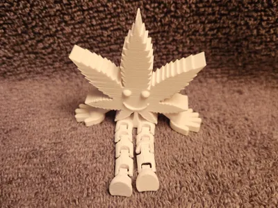 cannabis 3d print model download - MakerWorld