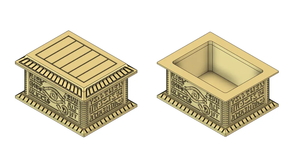 Yu-Gi-Oh! Millennium Puzzle Box - 1:1 Scale Prop - Free 3D Print Model ...
