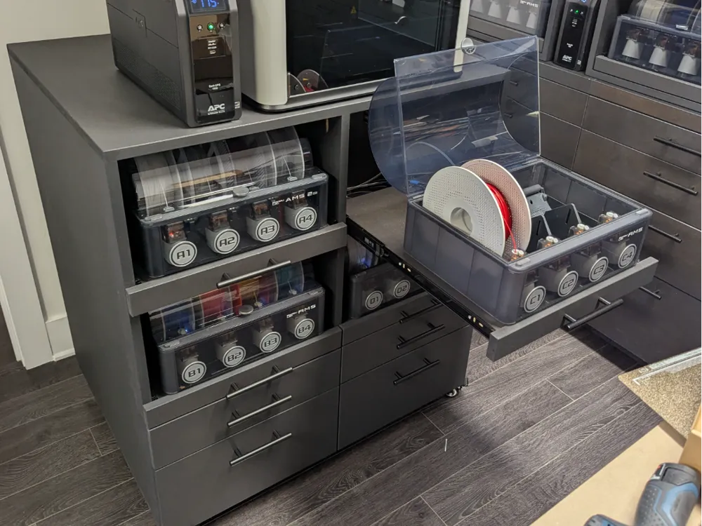 AMS/AMS 2 Pro Sliding Shelves Mounting Brackets by Marc Elbichon ...