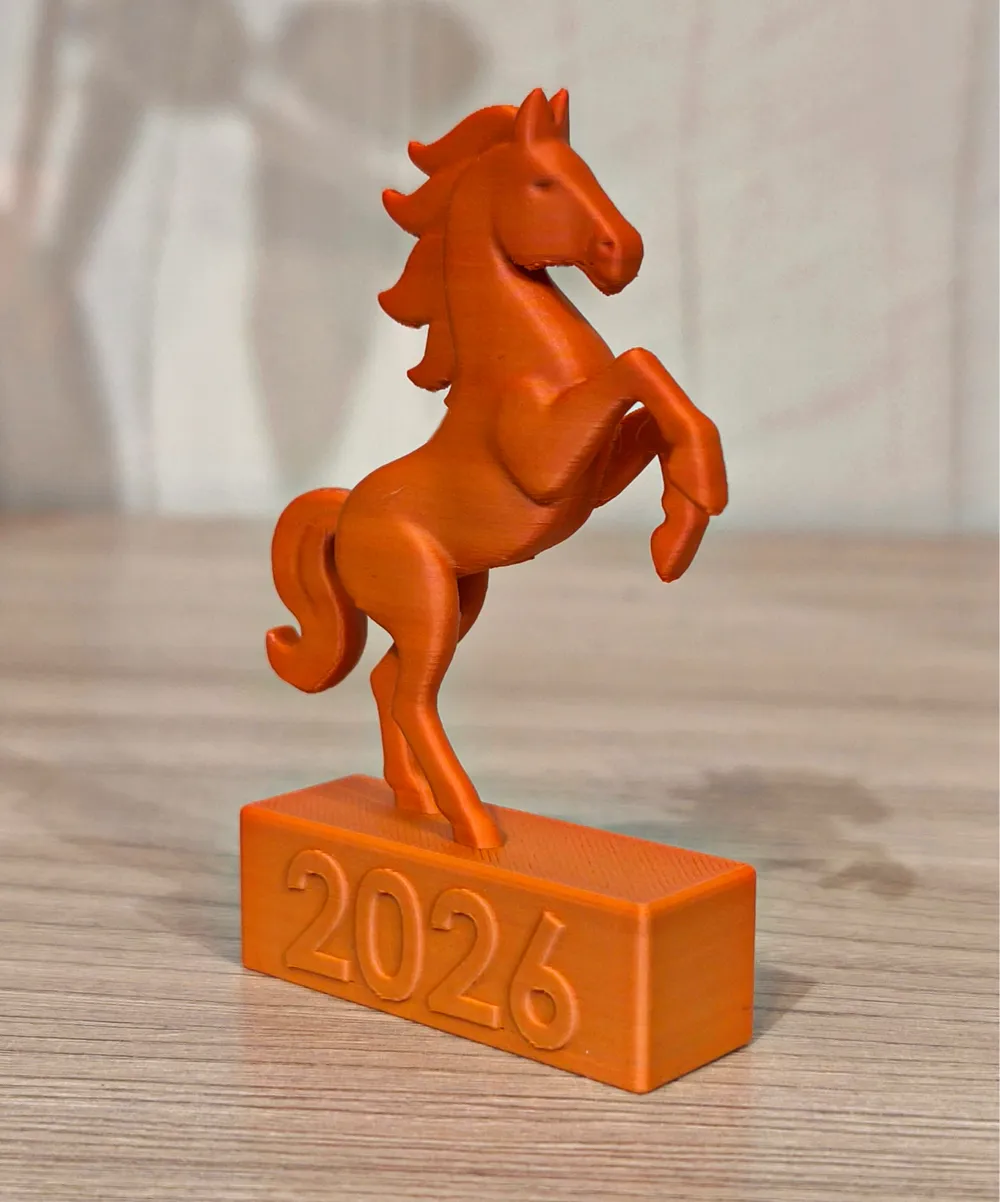 Feuerpferd 2026 Chinesische Tierkreisfigur – Kostenloses 3D-Druckmodell ...