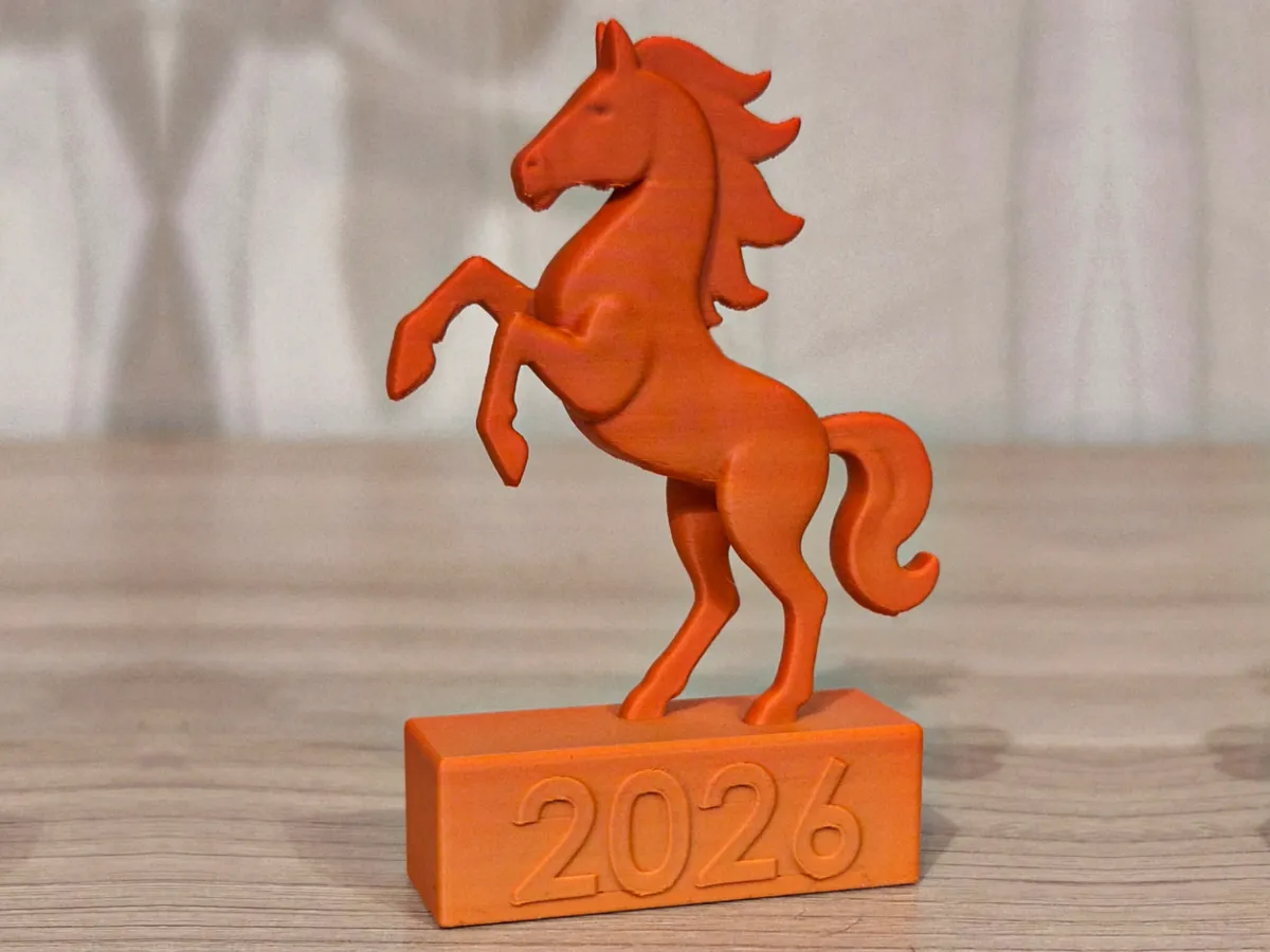 Feuerpferd 2026 Chinesische Tierkreisfigur – Kostenloses 3D-Druckmodell ...