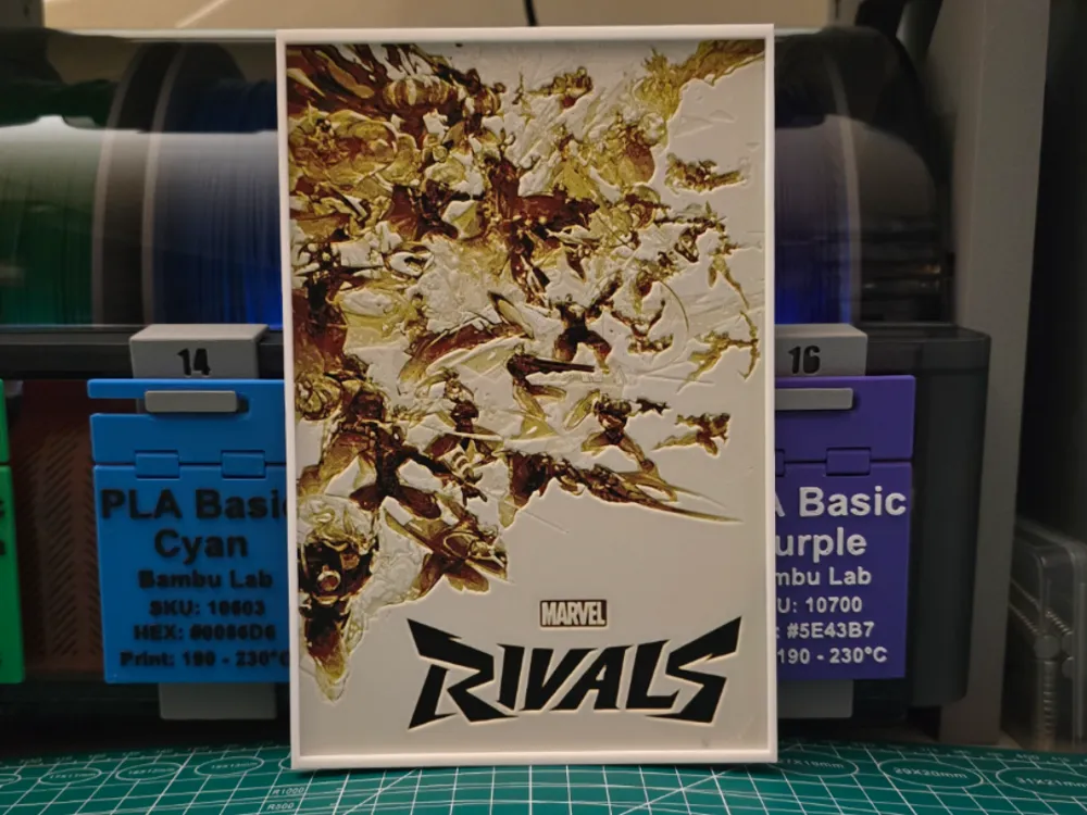 Marvel Rivals Poster - Hueforge Art by Lumpy3DMakerWorld: Download Free ...