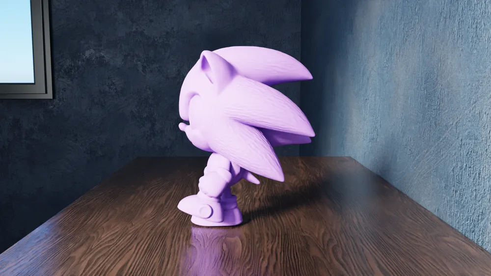 Sonic – Purple Blur - Free 3D Print Model - MakerWorld