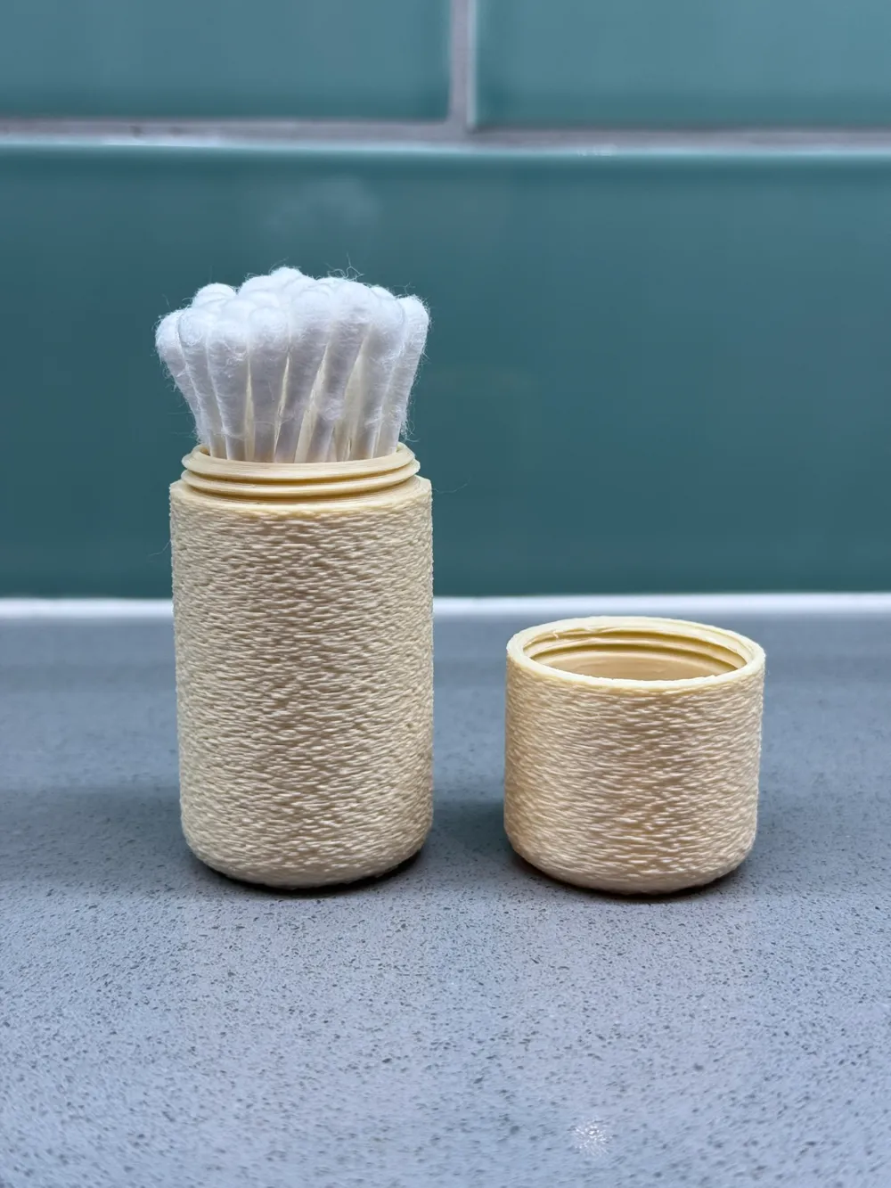 Useful Q-Tip Cotton Swab Travel Container by Marto MakerWorld: Download ...