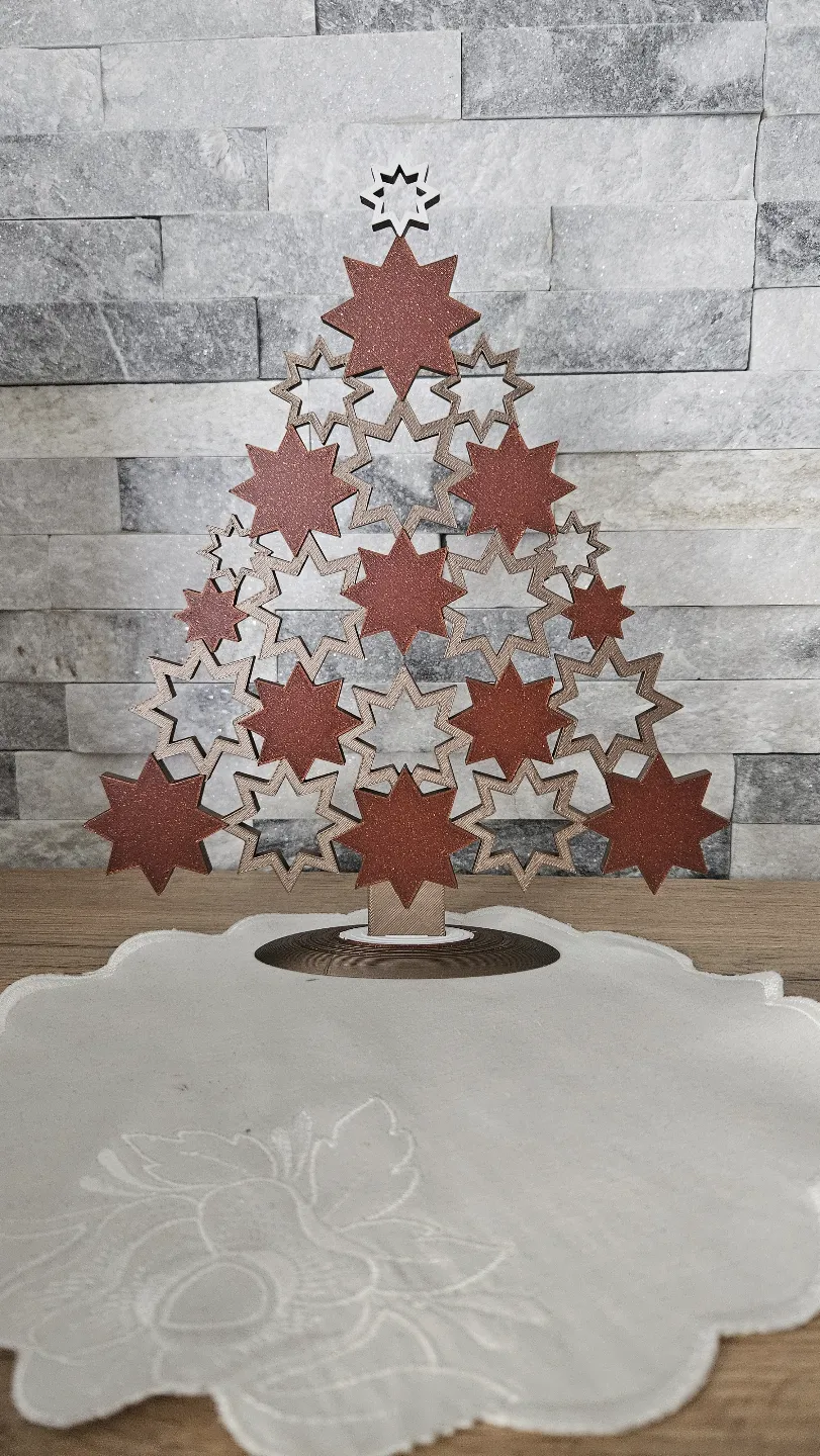 Christmas Tree Stardesign - Modelo de impresión 3D gratuito - MakerWorld