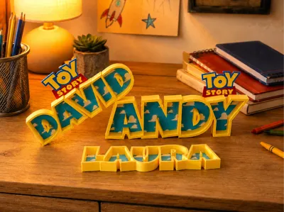 Toy Story name generator - Free 3D Print Model - MakerWorld