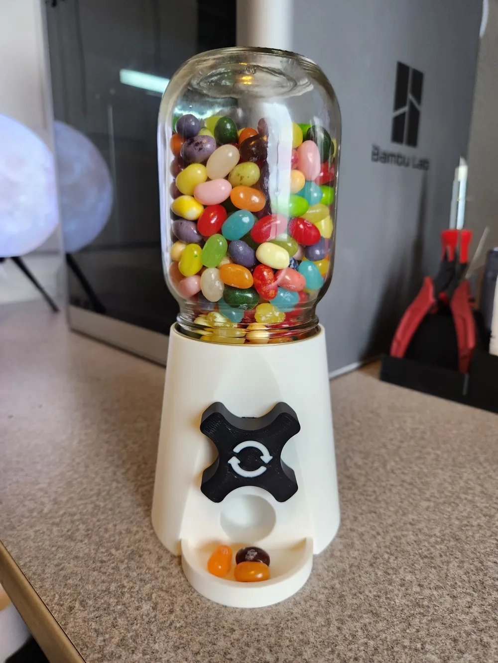 Simple Mason Jar Candy Machine by carlbelcher MakerWorld: Download Free ...