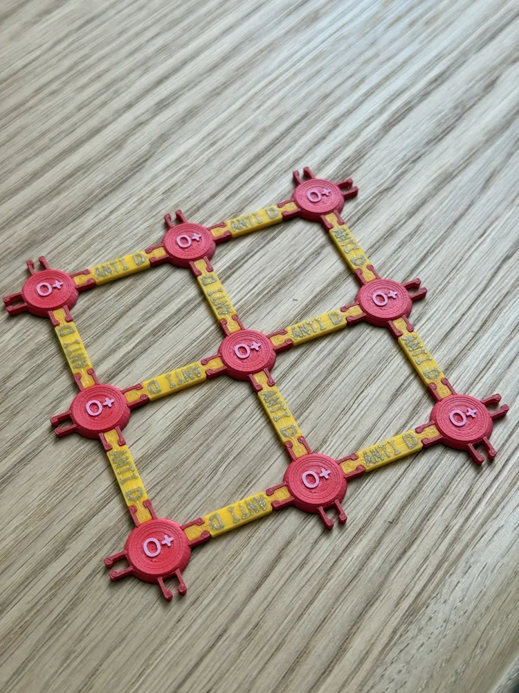Blood Type Puzzle by Frederik MakerWorld: Download Free 3D Models