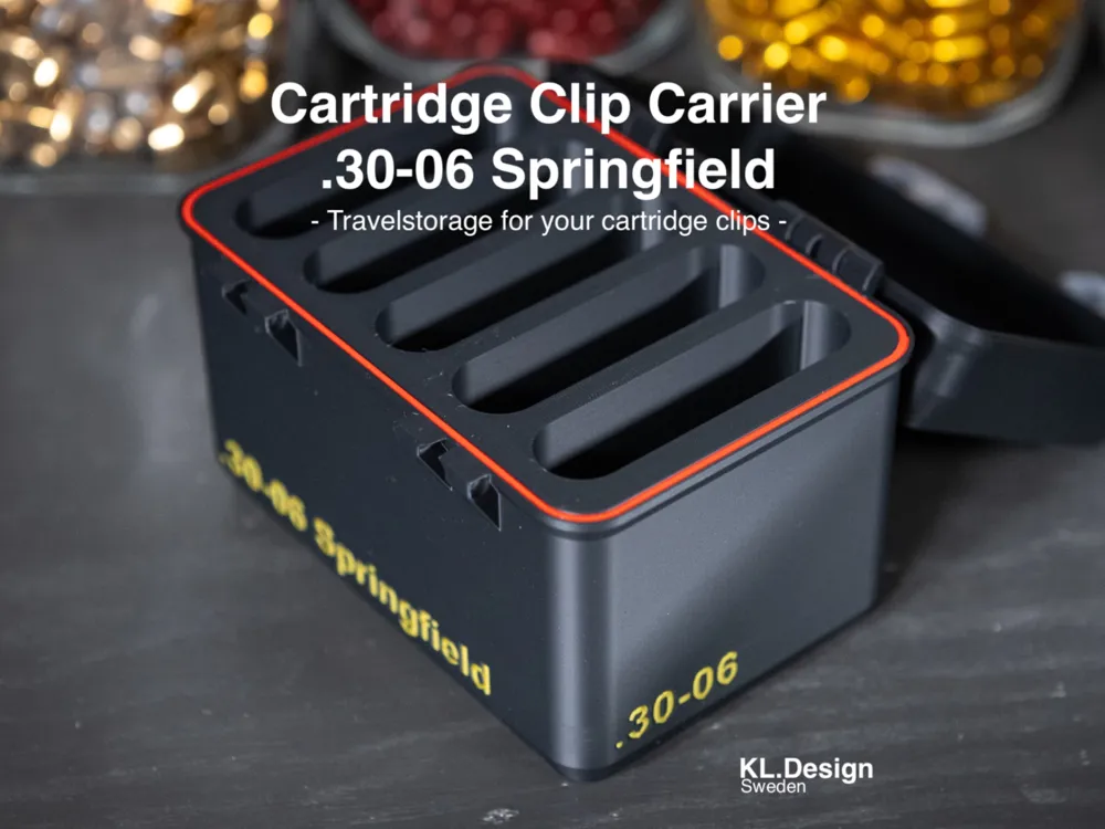 Cartridge Clip Carrier - .30-06 Springfield - Free 3D Print Model ...