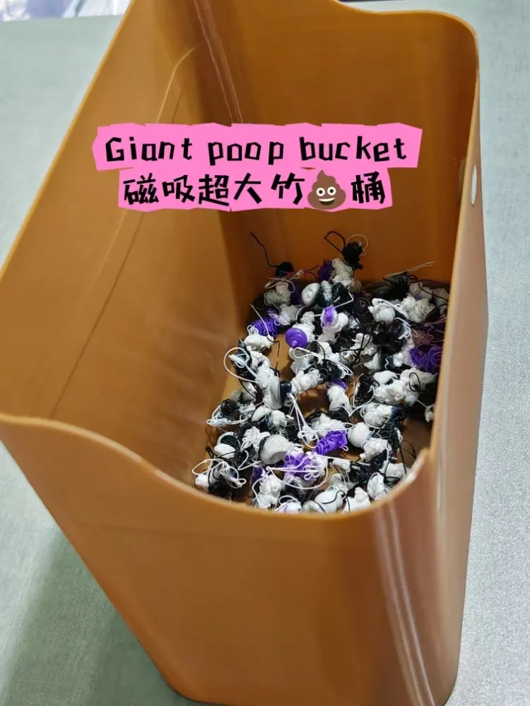 Giant poop bucket P1-X1 super large poop bin Remixed by 心心心MakerWorld ...
