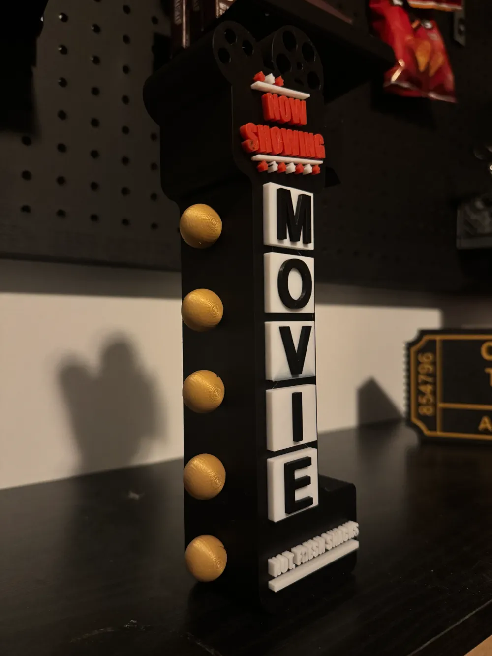 Antique Movie Sign by Sandy Designs - MakerWorld