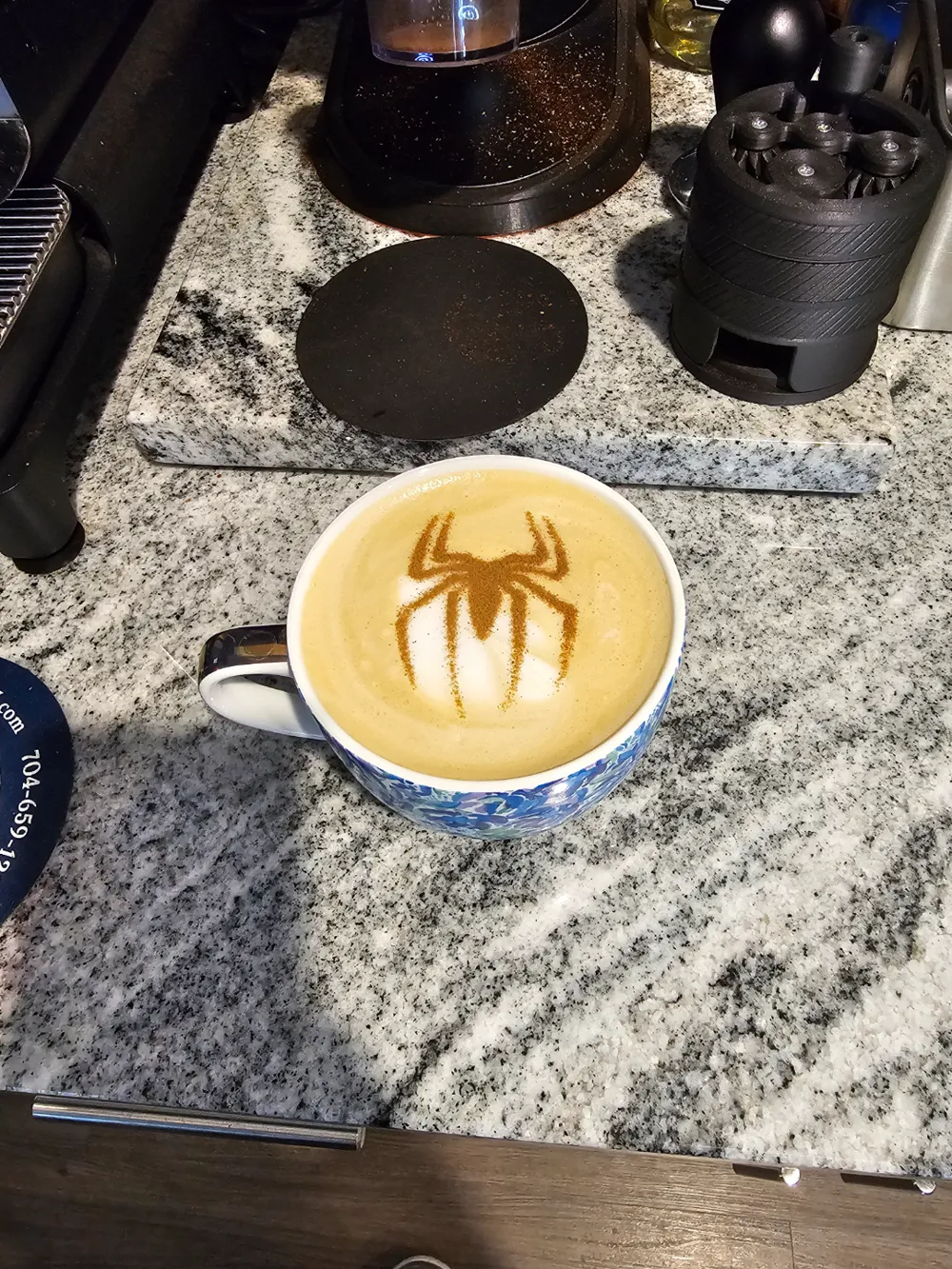 Perfect Spiderman Latte Art Stencil by Perfect Prints - MakerWorld